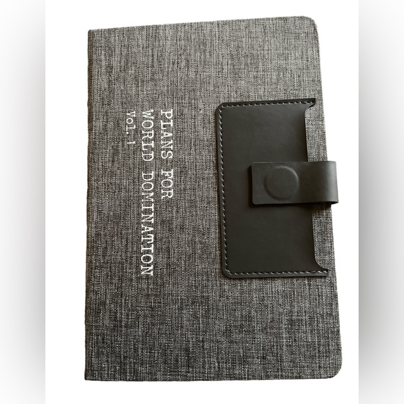 Office | Heather Grey Bound Note Book 55 X 85 | Poshmark
